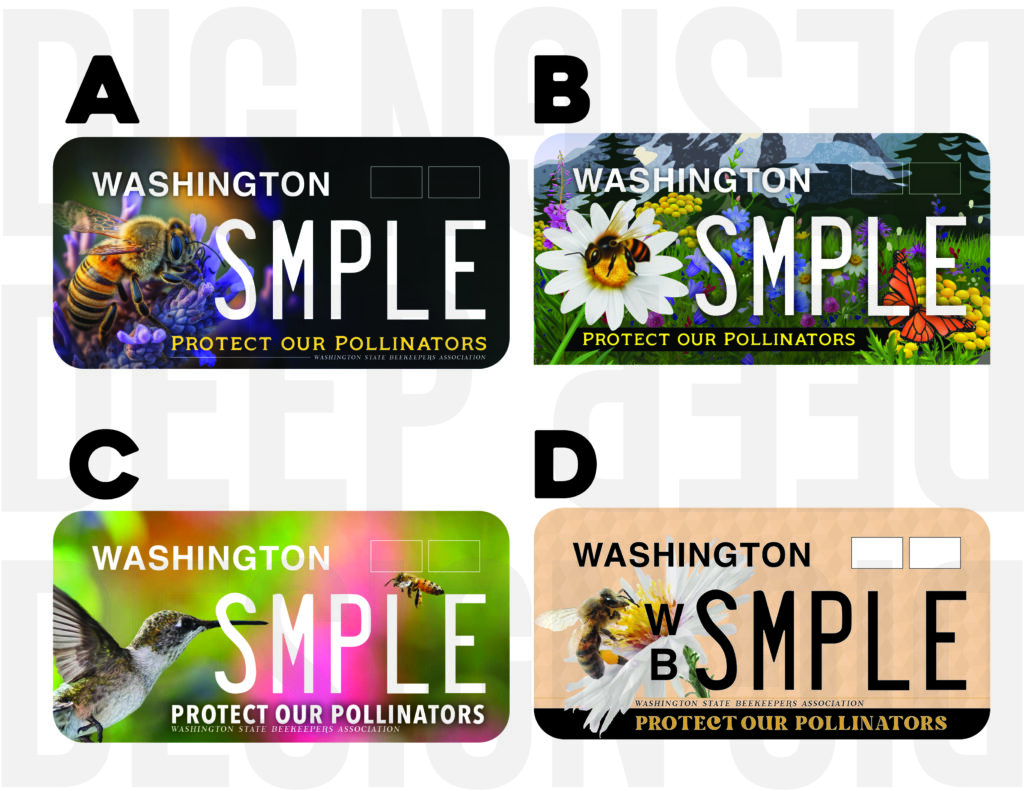 Pollinator License Plate Project - Washington State Beekeepers Association